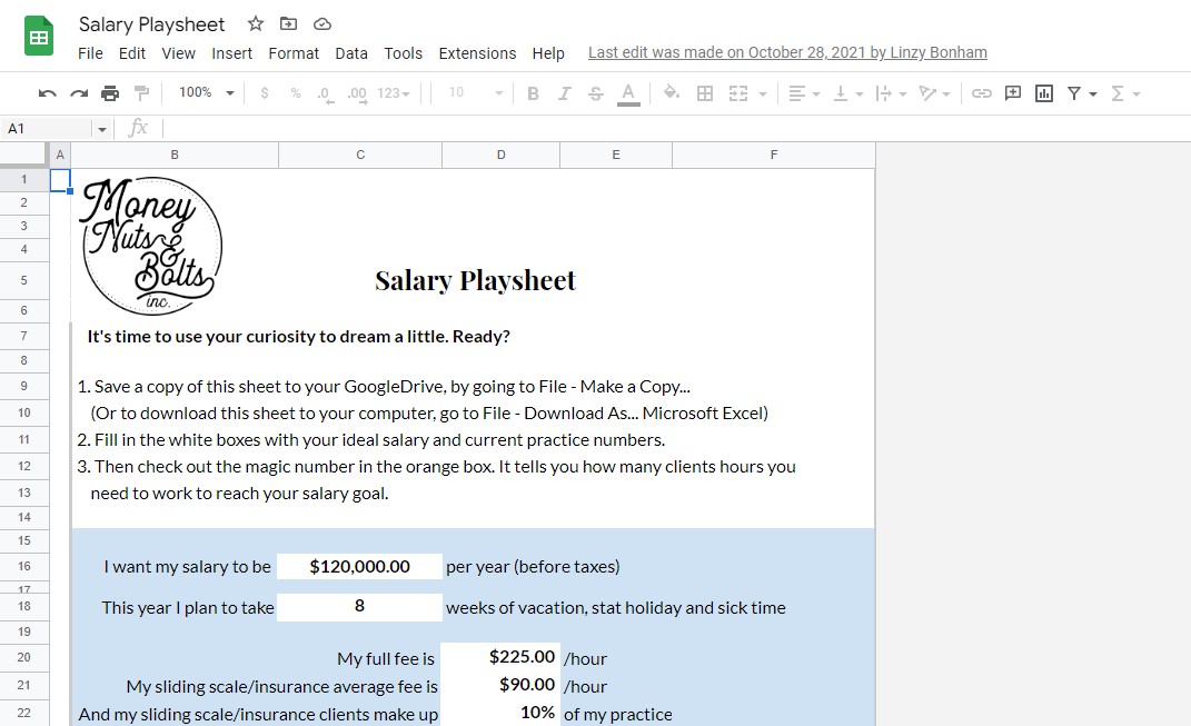 Salary Calculator • Money Nuts & Bolts
